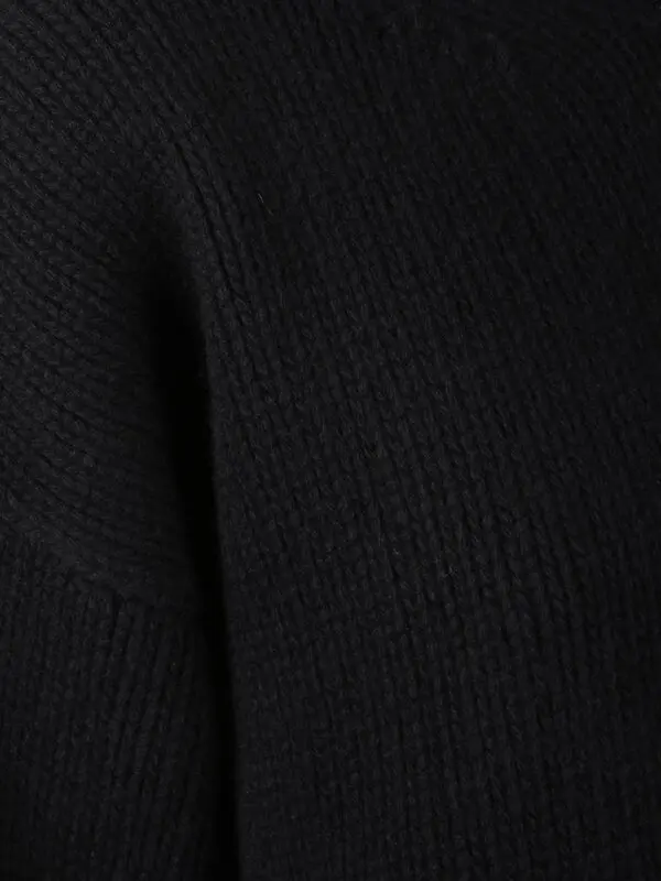 JUCCA Oversized Turtleneck Jumper - Black