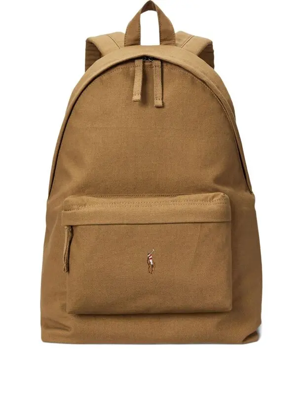 Polo Ralph Lauren Backpack With Logo - Brown