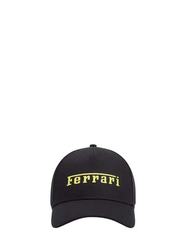FERRARI Baseball Cap With Logo - Black