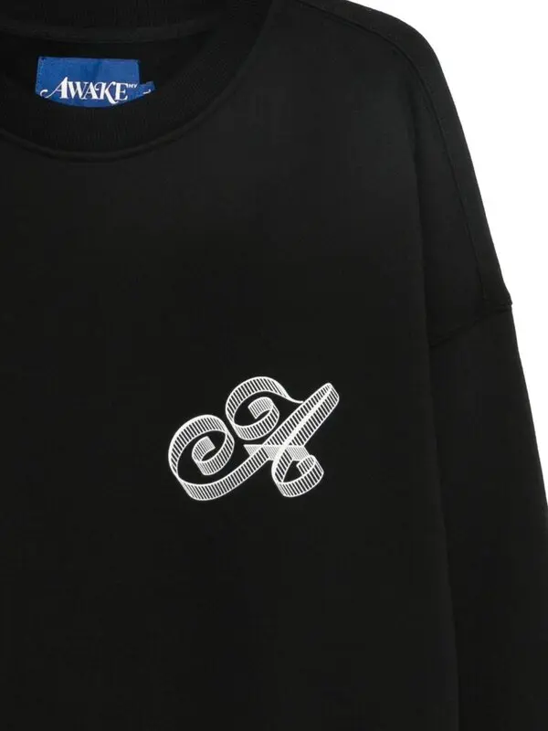 AWAKE NY Script Crew Neck Sweatshirt