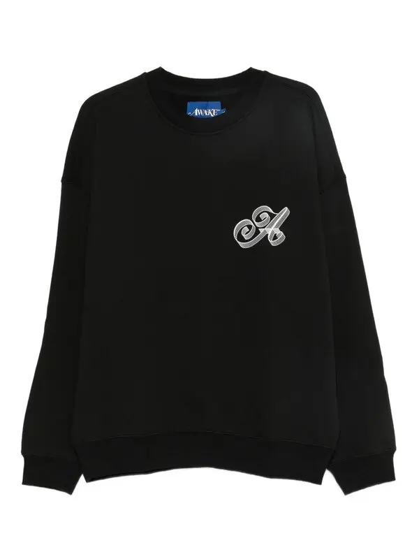 AWAKE NY Script Crew Neck Sweatshirt