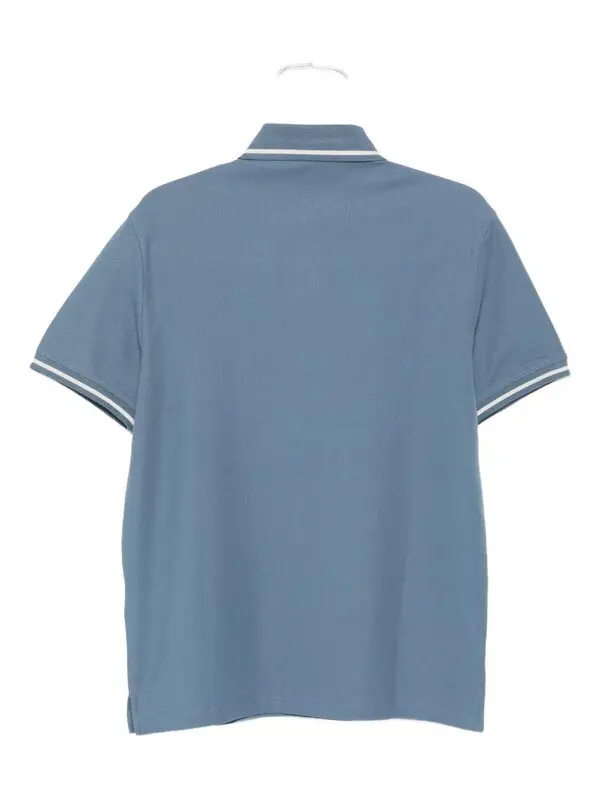 Emporio Armani Cotton Polo Shirt - Blue