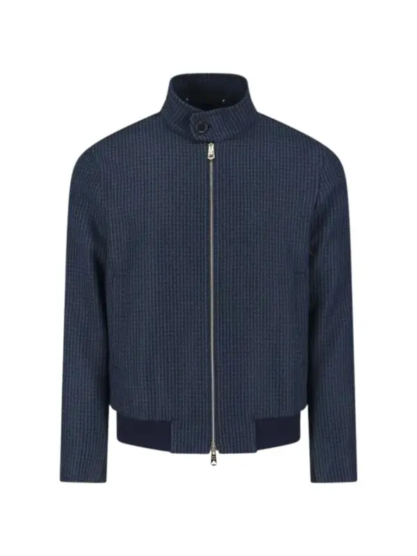 Paul Smith Zipped-up Bomber - Blue