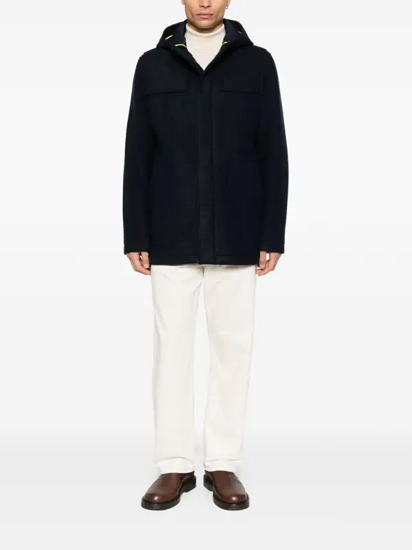 MANUEL RITZ Wool Coat - Blue
