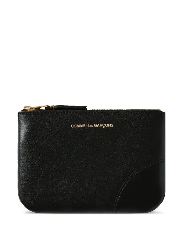 Comme Des Garçons Leather Credit Card Case - Black