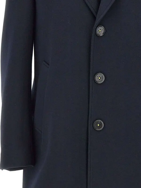 MANUEL RITZ Wool Coat - Blue