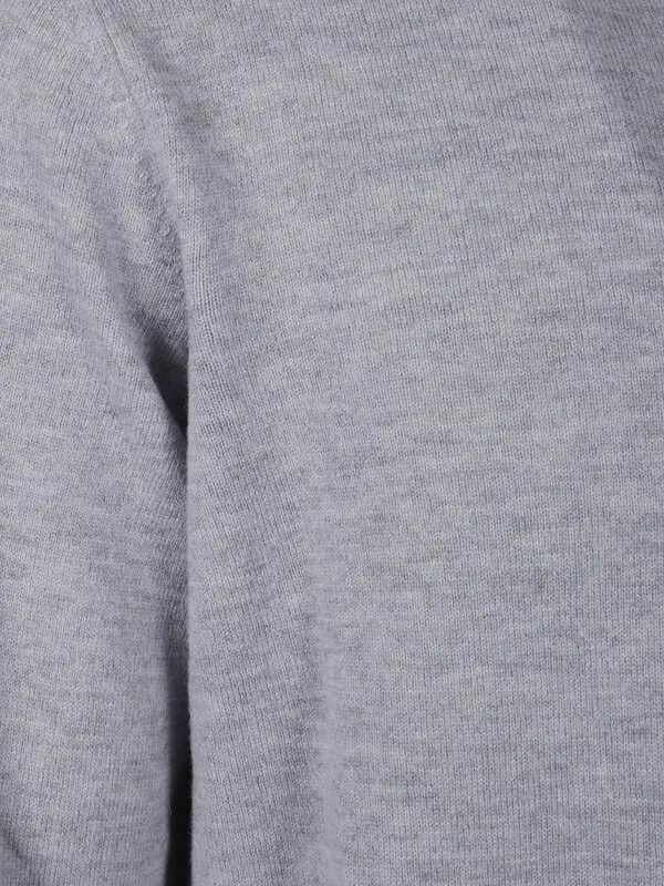 KANGRA Fine Wool Round Neck Sweater - Grey