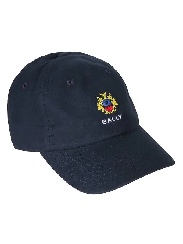 Bally Hat With Logo - Black