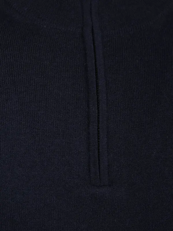 KANGRA Turtleneck Pullover - Blue