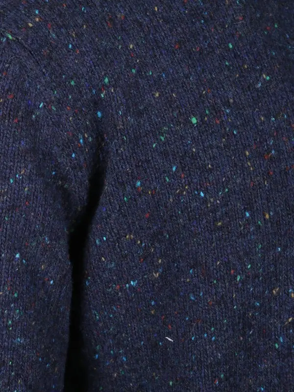 KANGRA Knit Turtleneck Sweater - Blue