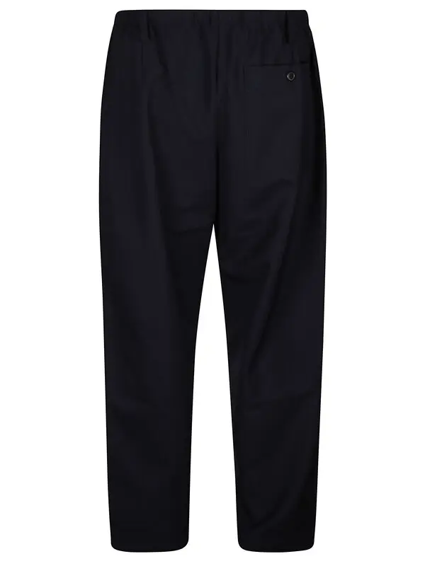 Dries Van Noten Penny Wool Trousers - Blue