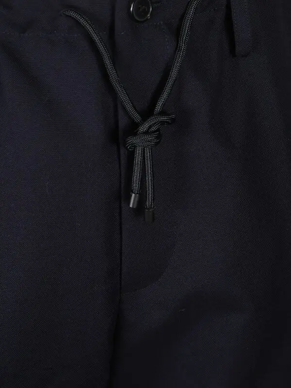 Dries Van Noten Penny Wool Trousers - Blue
