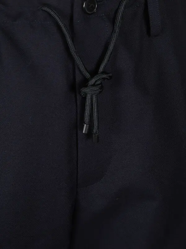 Dries Van Noten Penny Wool Trousers - Blue