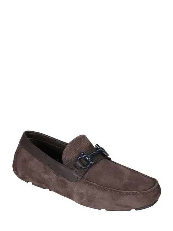 FERRAGAMO Leather Loafers - Brown