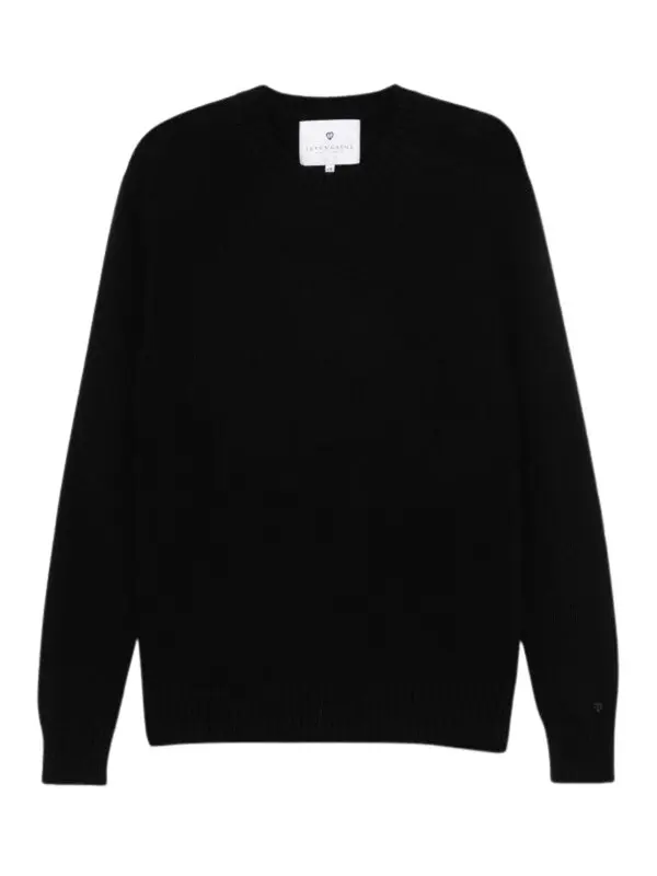 SEVEN GAUGE Wool Crewneck Sweater - Black