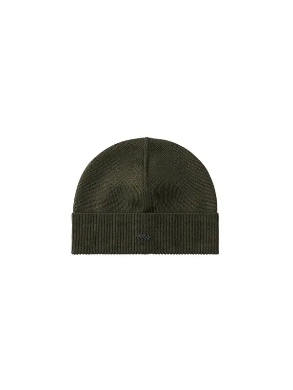 MASSIMO OSTI STUDIO Double Knit Beanie - Green
