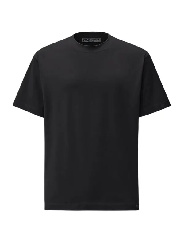 MASSIMO OSTI STUDIO Short Sleeves T-shirt - Black