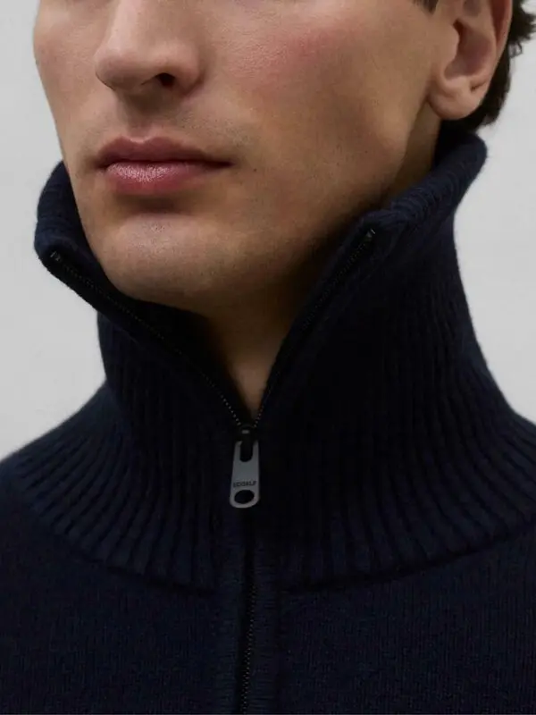 ECOALF Sasa Zip-up Cardigan With Shawl Collar