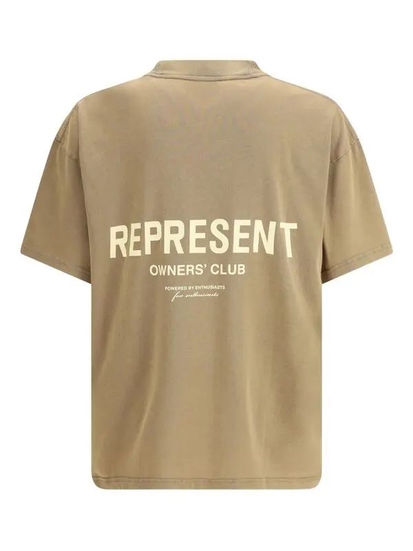 REPRESENT T-shirt With Logo - Beige