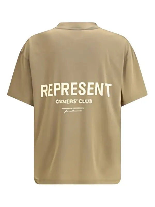 REPRESENT T-shirt With Logo - Beige