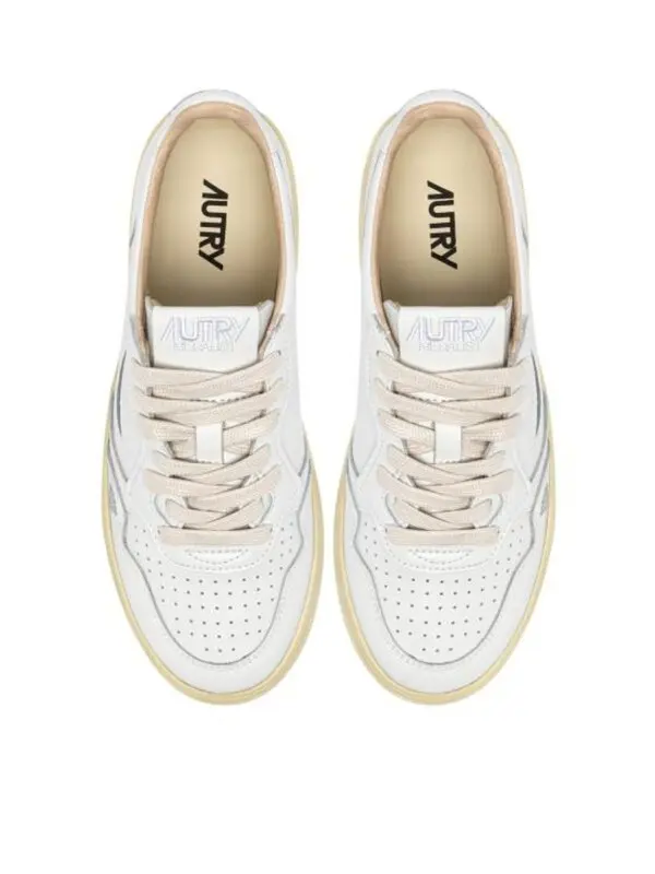 AUTRY Medalist Low Top Sneakers - Silver
