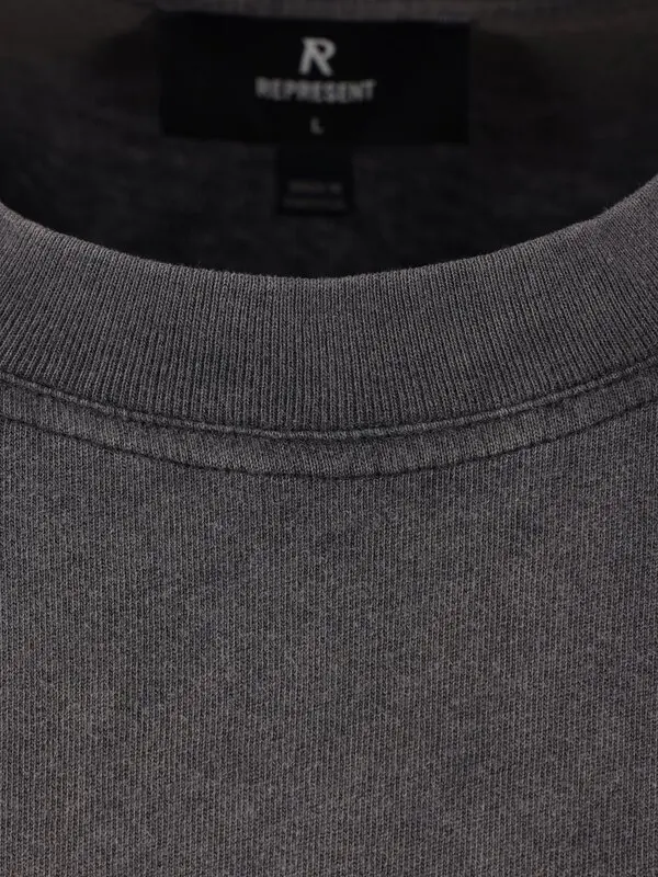 REPRESENT Owners Club Script T-shirt - Grey