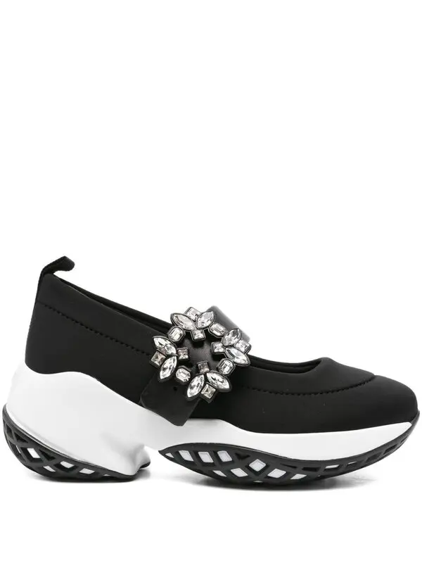 ROGER VIVIER Viv Run Strass Ballerinas