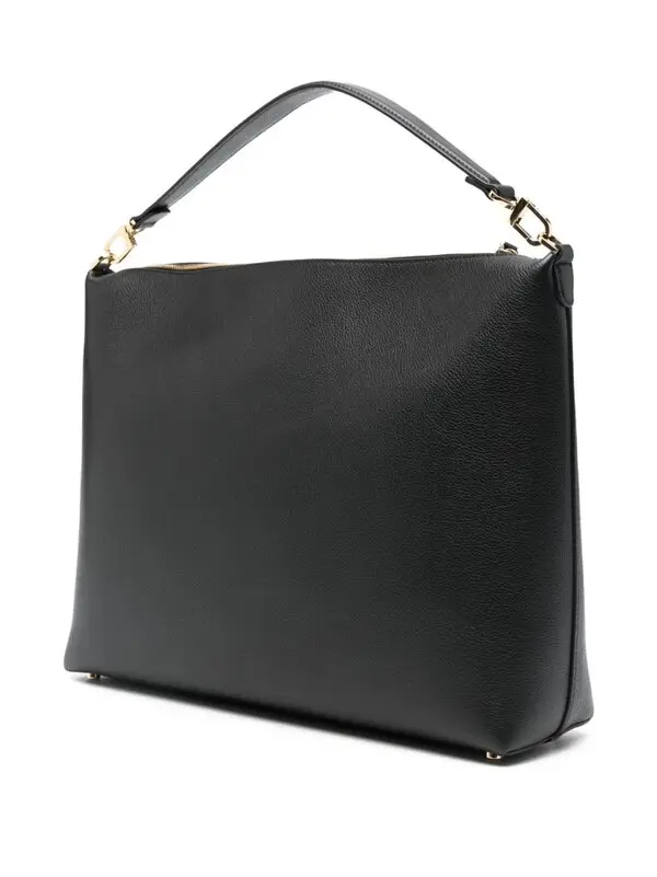 TOTEME Medium Leather Tote Bag - Black
