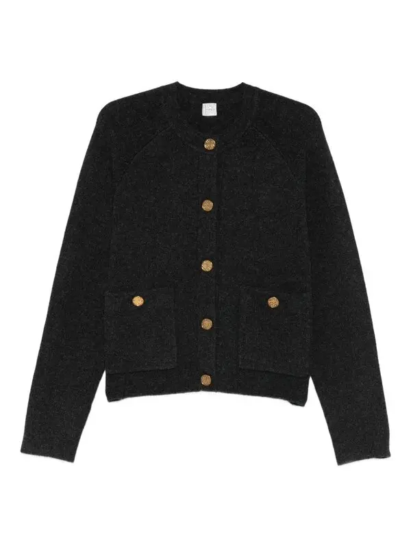 TOTEME Wool Cardigan - Grey