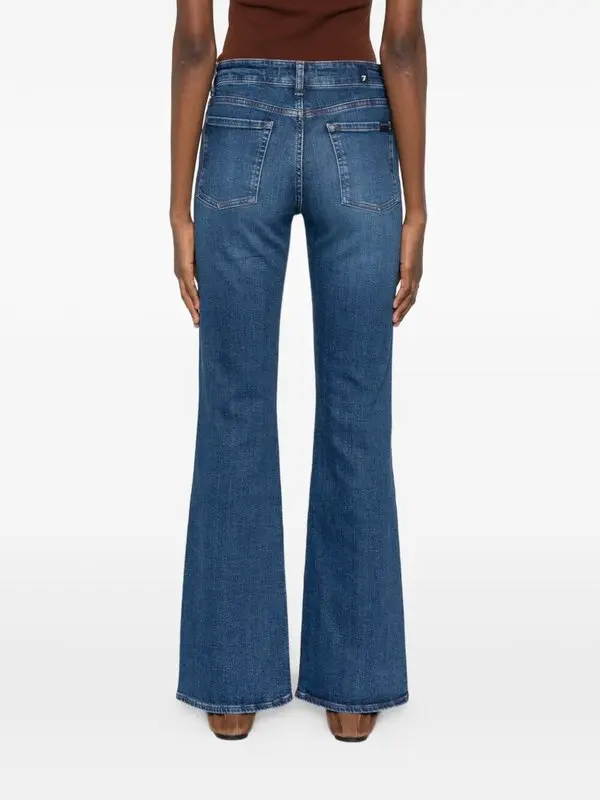 7 For All Mankind The Leggy Bootcut Denim Jeans - Blue