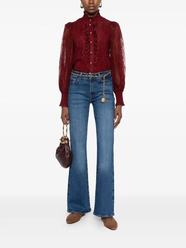 7 For All Mankind The Leggy Bootcut Denim Jeans - Blue