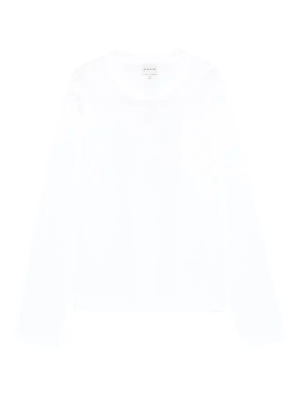 HERSKIND Cotton Crewneck Sweater - White