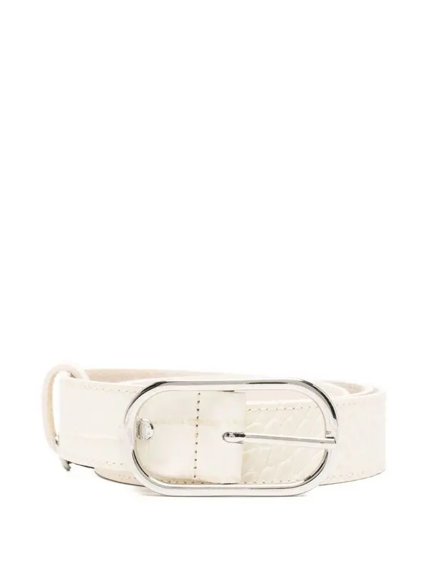 HERSKIND Hannah Leather Belt - White