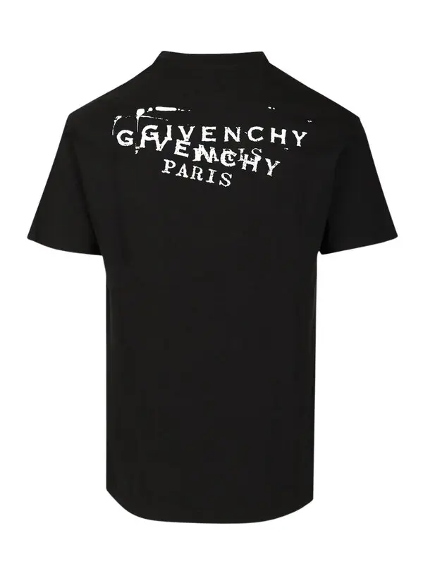 Givenchy Logo Cotton T-shirt - Black