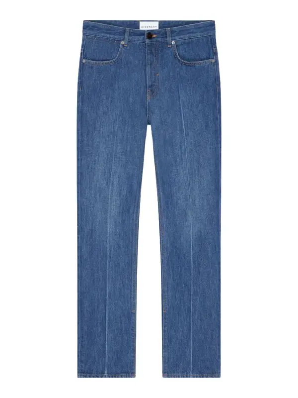 Givenchy Straight Leg Five-pocket Jeans - Blue