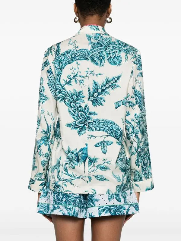 F.R.S FOR RESTLESS SLEEPERS Printed Silk Shirt