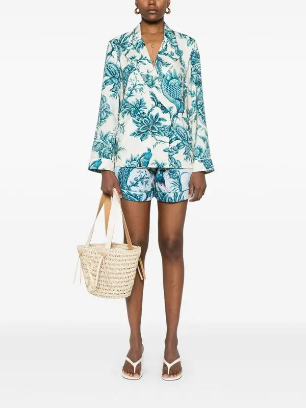 F.R.S FOR RESTLESS SLEEPERS Printed Silk Shirt