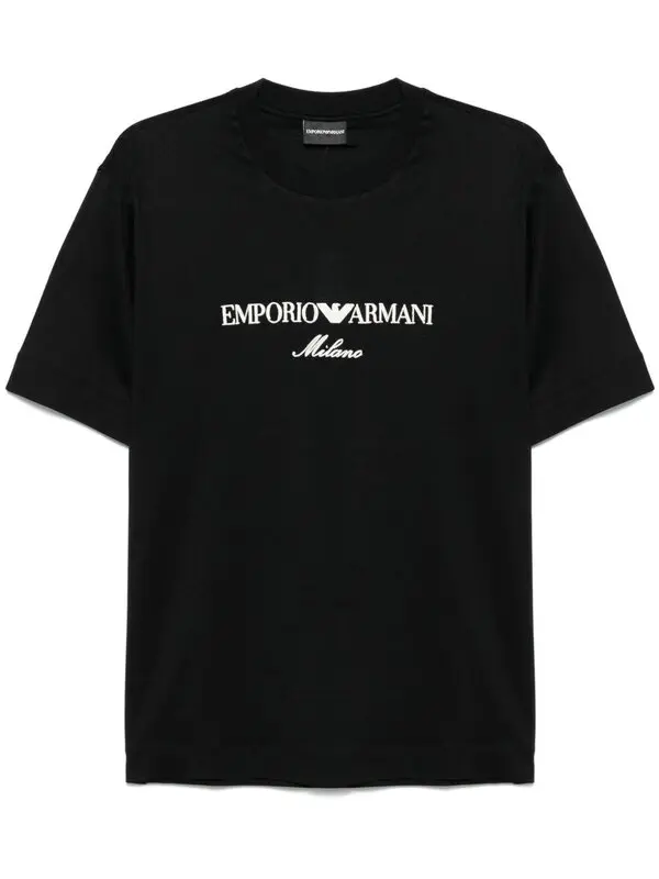 Emporio Armani Logo T-shirt - Black