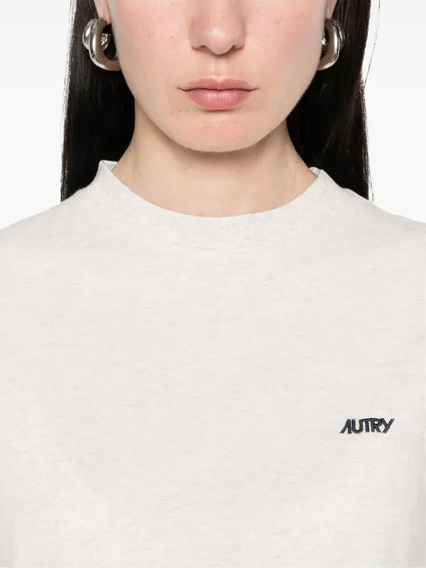 AUTRY T-shirt With Logo - Grey