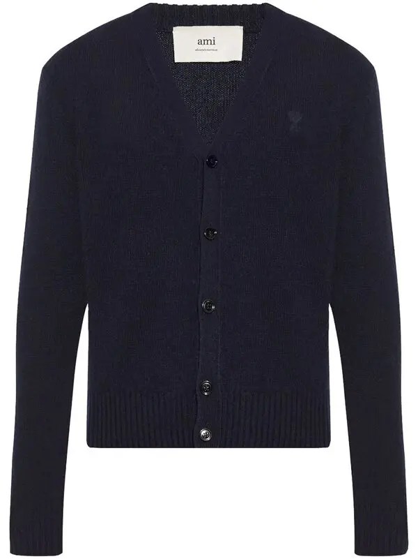 Ami Wool Cardigan - Blue