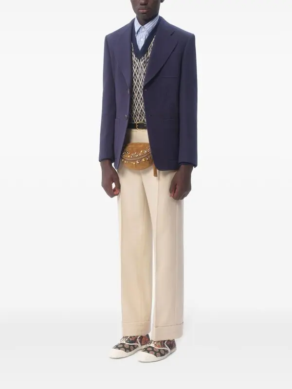Valentino Garavani Single-breasted Jacket - Blue