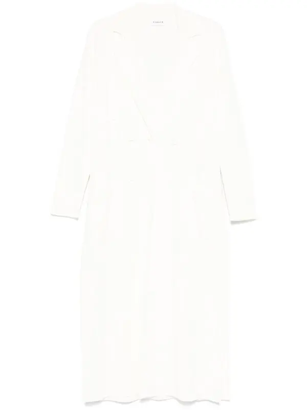 PAROSH Double-breasted Coat - White