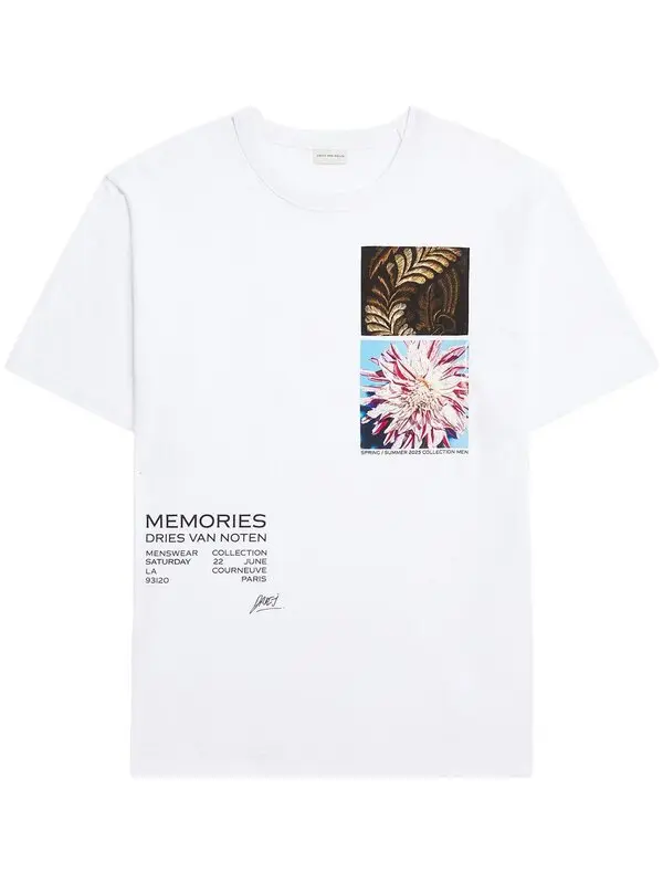 Dries Van Noten Cotton T-shirt - White