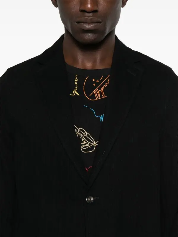 CIRCOLO 1901 Cotton Single-breasted Jacket - Black