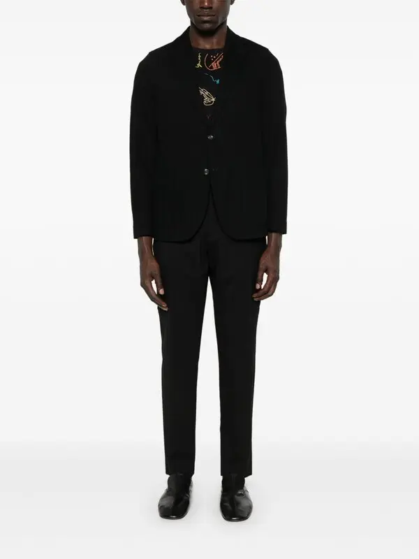 CIRCOLO 1901 Cotton Single-breasted Jacket - Black