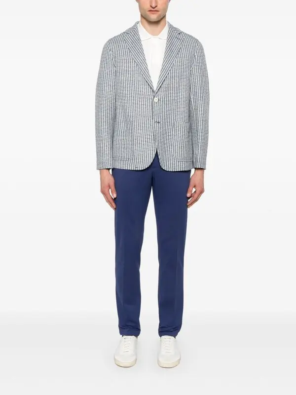 CIRCOLO 1901 Cotton And Linen-blend Jacket - Blue