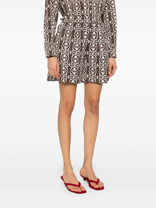 Max Mara Printed Cotton Shorts