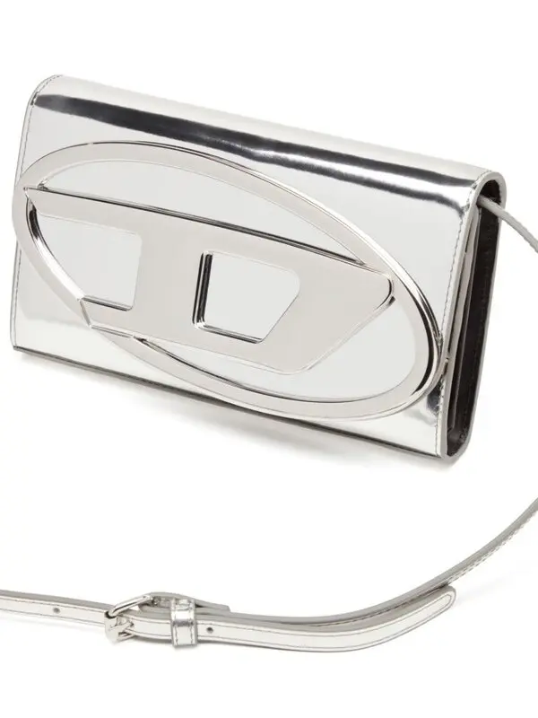 DIESEL® 1dr Wallet On Chain - Silver