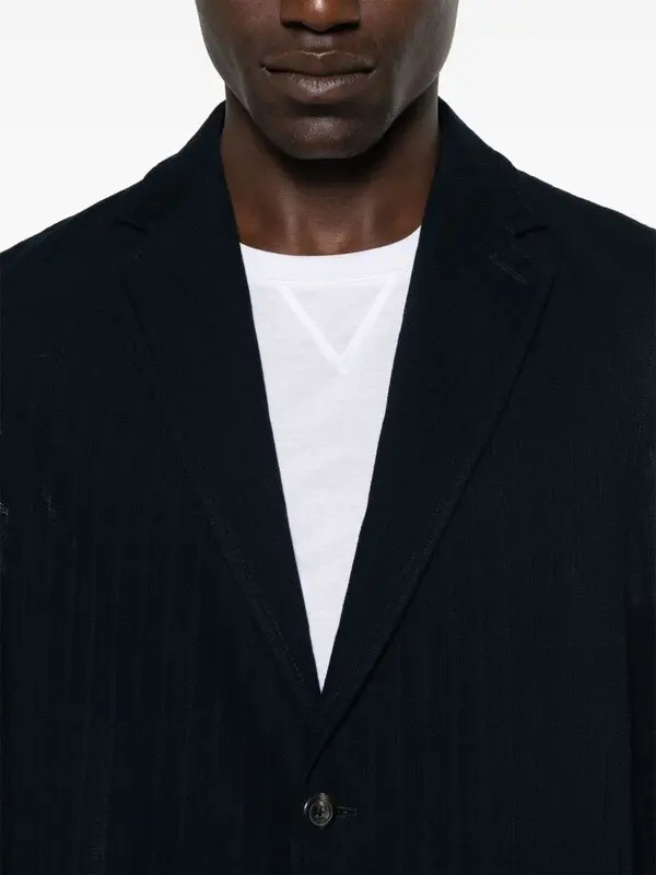 CIRCOLO 1901 Cotton Single-breasted Jacket - Blue