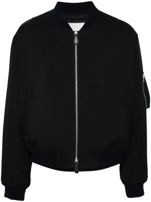 JIL SANDER Padded Bomber Jacket
